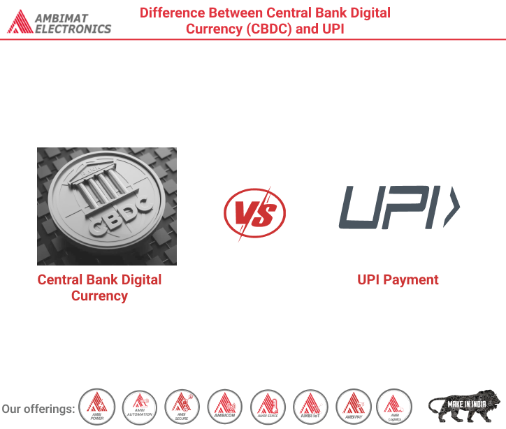 Difference Between Central Bank Digital Currency (CBDC) and UPI ...